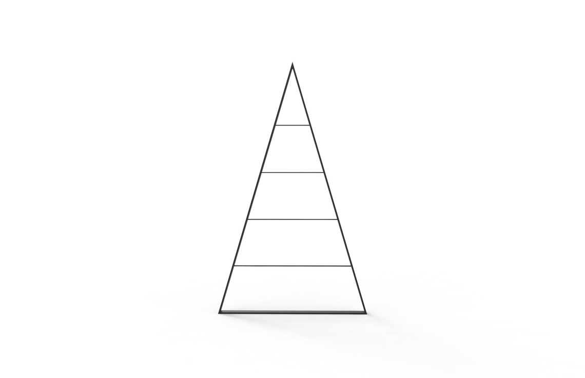 Christmas Tree Triangle Tree Figurine Christmas Tree - Etsy