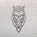 Geometric Owl Hanging Wall Art Figure Wall Decor - Etsy