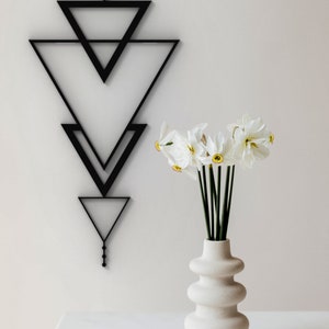 Triangle Wall Decor - Hanging Wall Art - Etsy