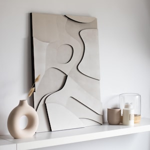 3D Relief Wall Art, Abstract Wall Painting, Textural Painting ...