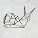 Geometric Snail - Hanging Wall Art - Figure Wall Decor - Scandinavian ...