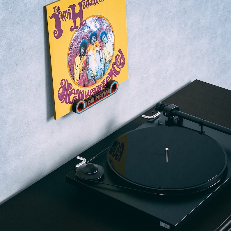 Now Playing Vinyl Wall Mount Record Display Stand Album - Etsy