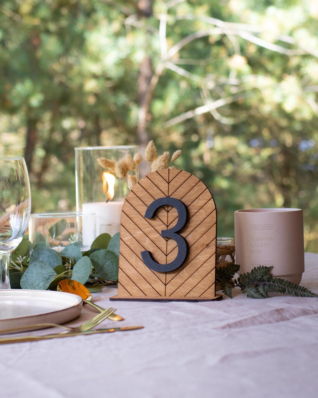 Rustic Table Numbers, Wooden Table Numbers, Wedding Table Numbers ...