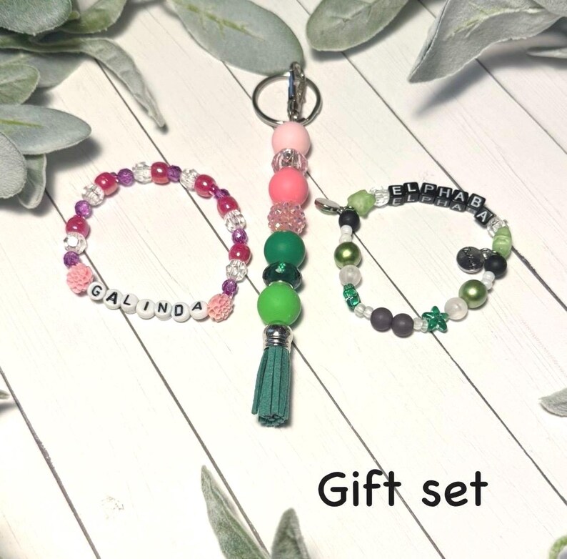 Glinda Elphaba Keychain Wicked Movie Keychain Purse Accessories Gift ...