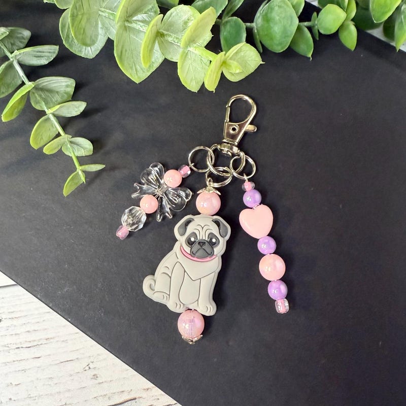 Pug Lanyard Bag Chain - Etsy