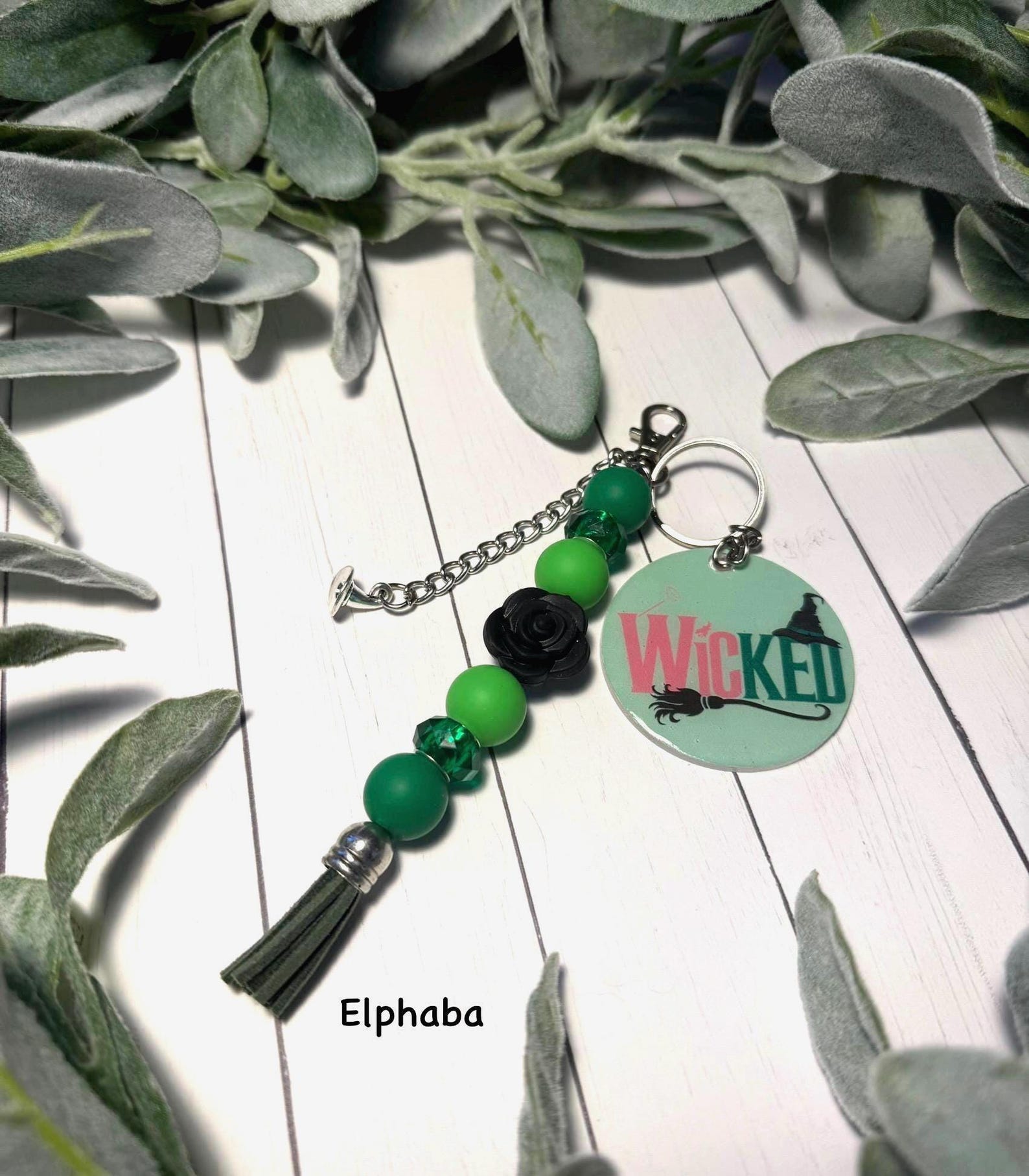 Glinda Elphaba Keychain Wicked Movie Keychain Purse Accessories Gift ...