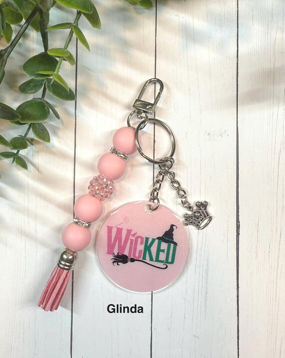 Glinda Elphaba Keychain Wicked Movie Keychain Purse Accessories Gift ...