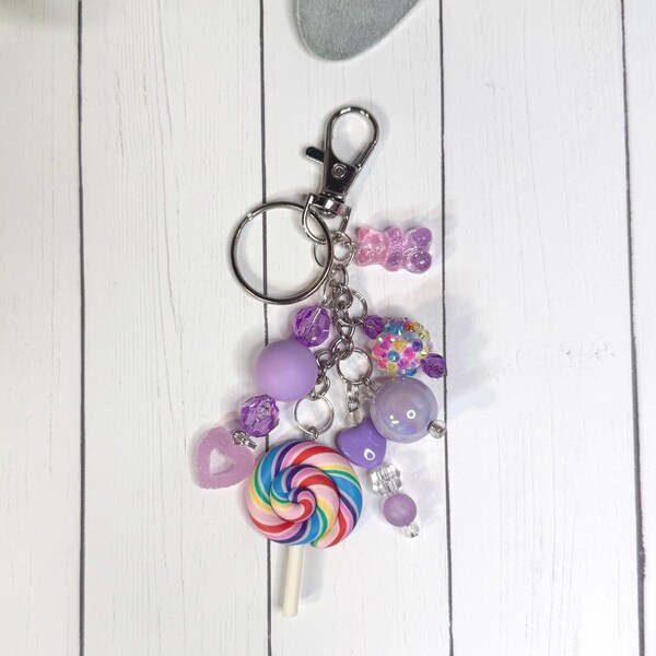 Candy Keychain - Etsy