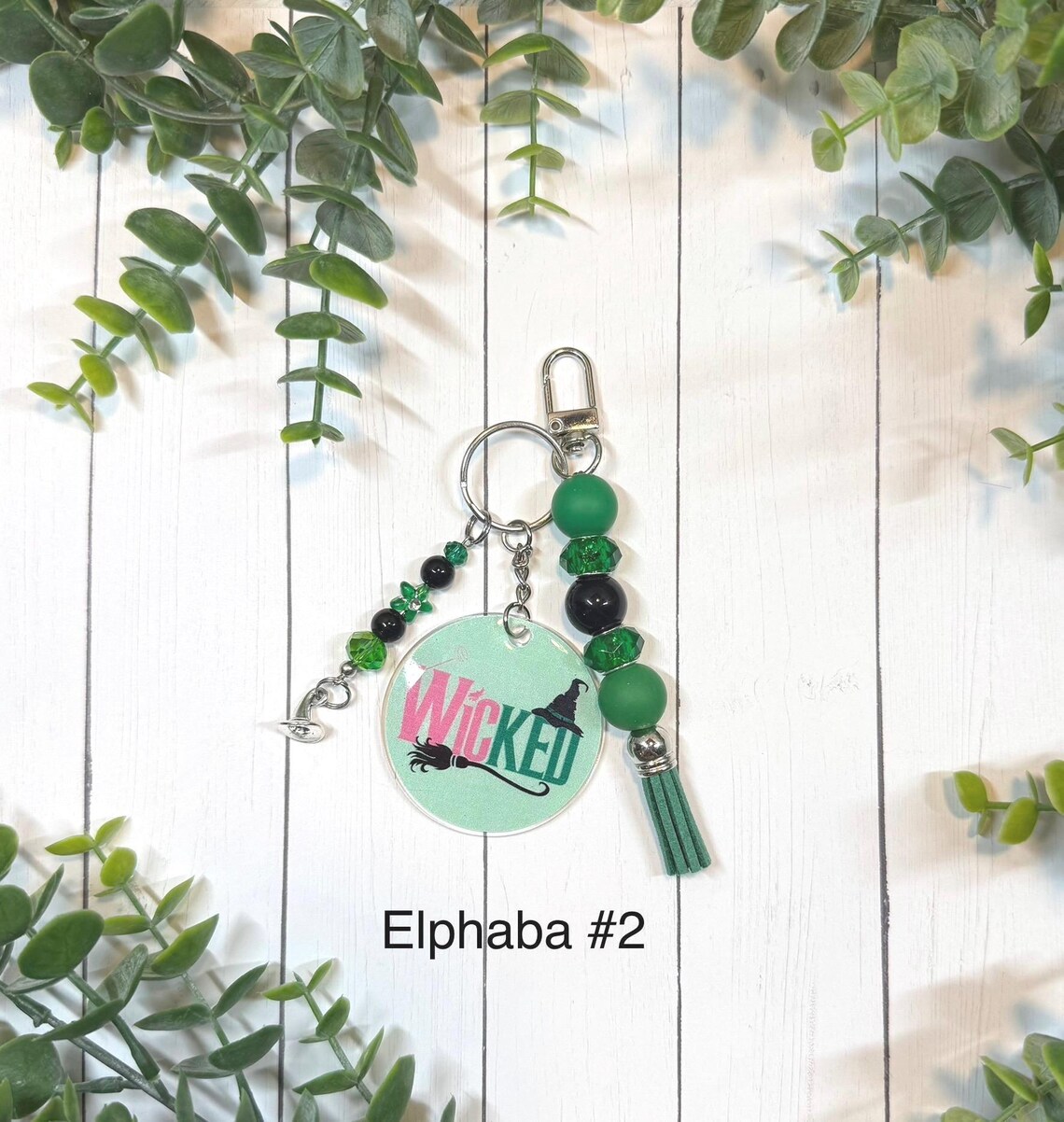 Glinda Elphaba Keychain Wicked Movie Keychain Purse Accessories Gift ...