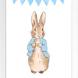 Personalised Peter Rabbit Prints Set of 3 Boys Nursery Wall - Etsy