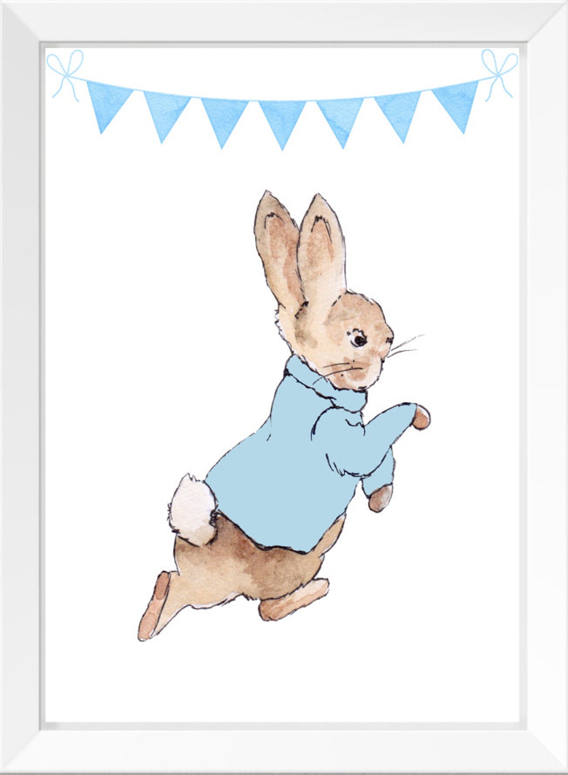 Personalised Peter Rabbit Prints Set of 3 Boys Nursery Wall - Etsy