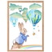 Peter Rabbit and Hot Air Balloons Nursery Decor Wall Art Print Set of 3 ...