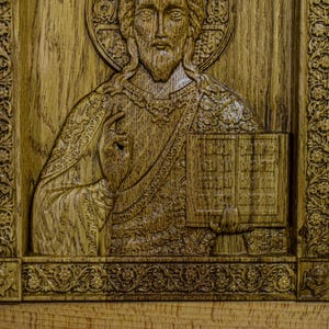 Jesus Christ the Wisdom of God Catholic Picture Wall Woodwork Art, Wood ...