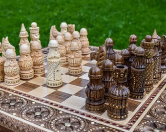 Ukrainian Chess Set | Etsy