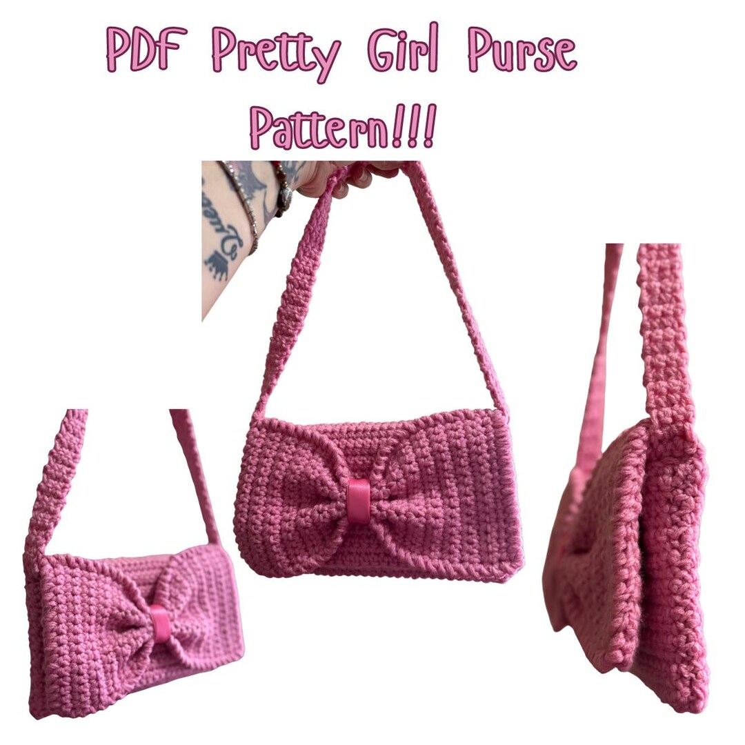 PDF Pretty Girl Purse Pattern/beginners Friendly/easy to Follow Pattern ...