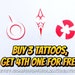 Rin, Shirou, Sakura Temporary Tattoo, Command Spell - Etsy