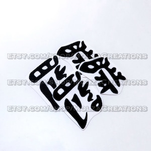 Hanma Temporary Hand Tattoos, 2 Sets - Etsy