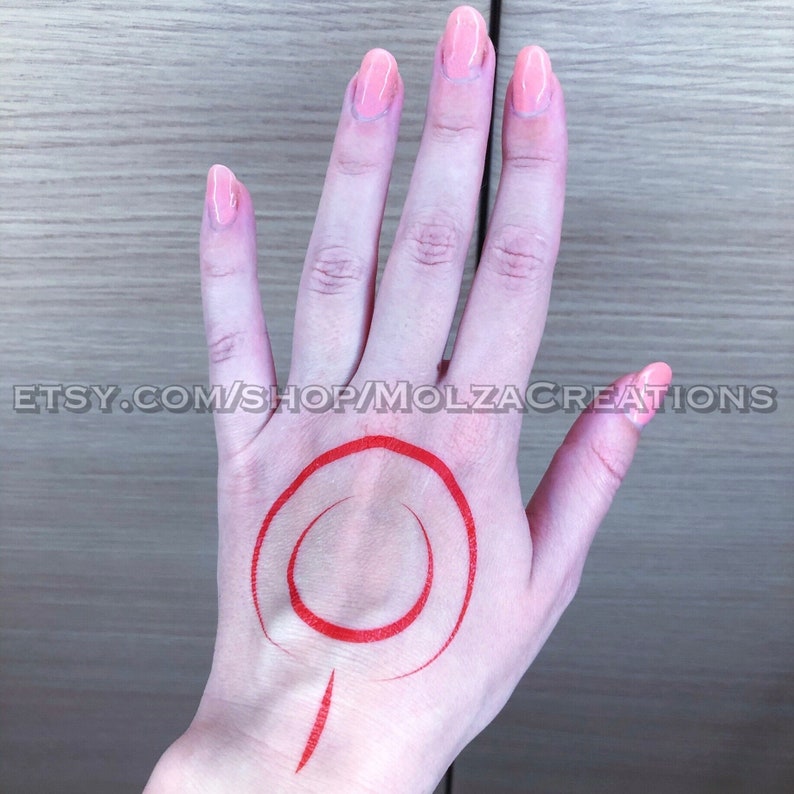 Rin Shirou Sakura Temporary Tattoo Command Spell - Etsy