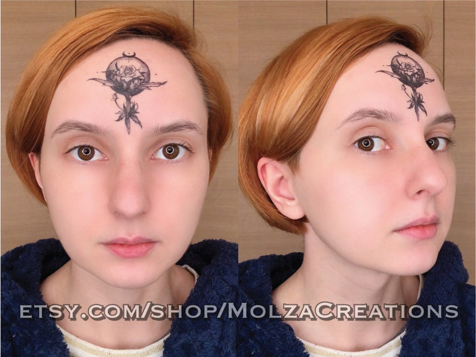 Daniela Bela Cassandra Temporary Tattoos Set of 2 - Etsy