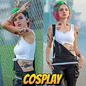 EXCLUSIVE! Judy Alvarez Inspired Cosplay Tattoo Set - Etsy