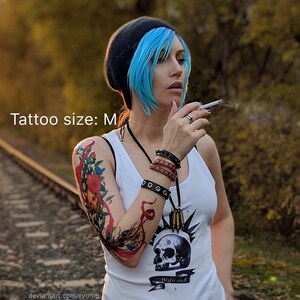 Temporary Tattoo | Realistic Cosplay | Waterproof Fake | Costume ...