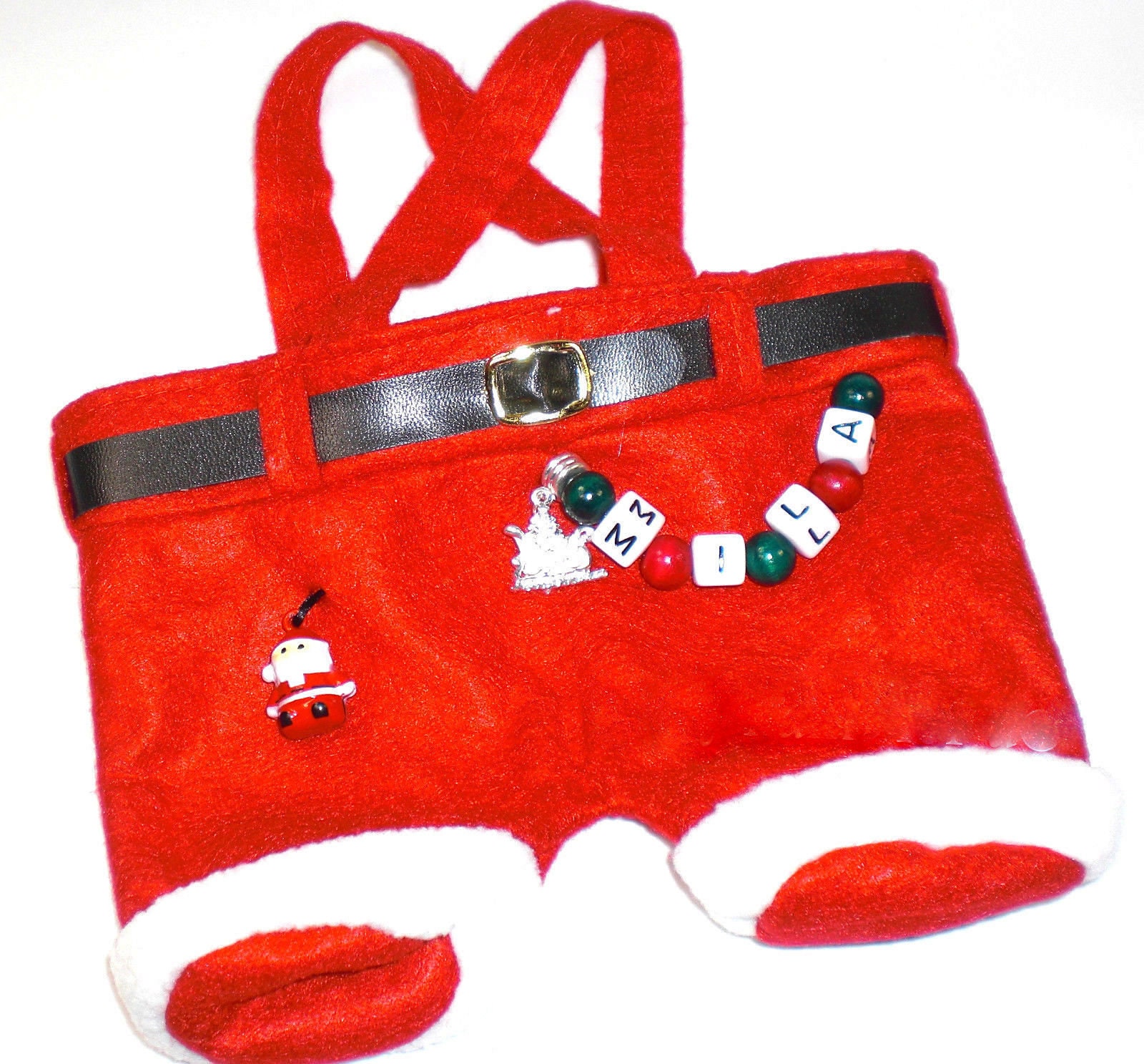 Santa Claus Pants With Names | Etsy