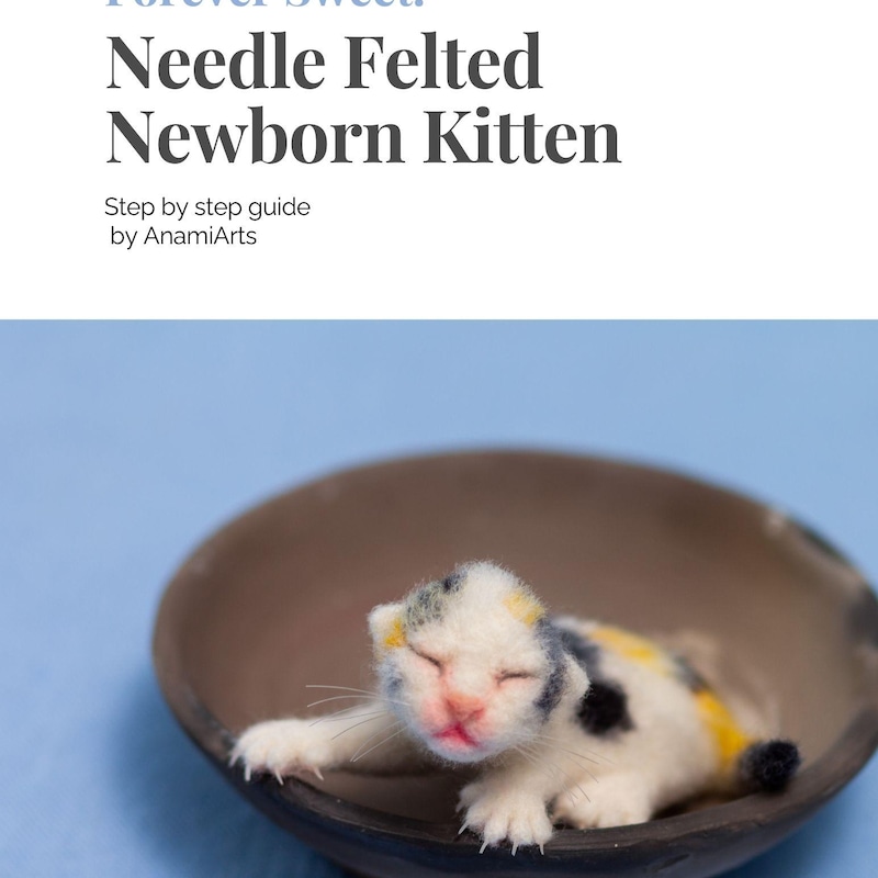 Miniature Felted Kittens - Etsy UK