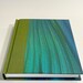 Blue and Green Paste Paper Journal/sketchbook - Etsy