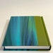 Blue and Green Paste Paper Journal/sketchbook - Etsy