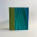 Blue and Green Paste Paper Journal/sketchbook - Etsy