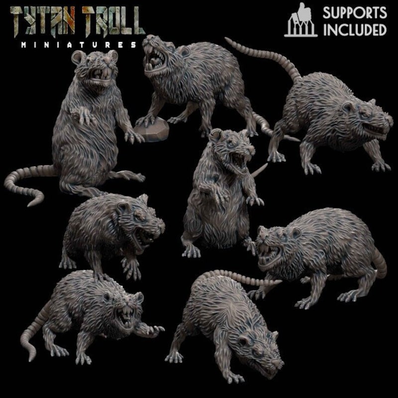 Rat Swarm Models - Etsy