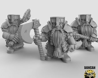 Shield Dwarf Miniature, Unpainted Resin, D&D Tabletop Gaming - Etsy UK