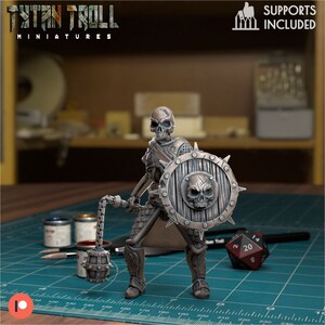 28/32mm, the Crypt Skeleton Bundle, Medium Miniatures, Tytantroll ...