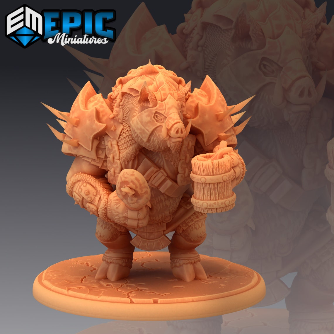 Pigserker Miniature Set | 28mm-32mm | 3D Printed Resin Pigserker ...