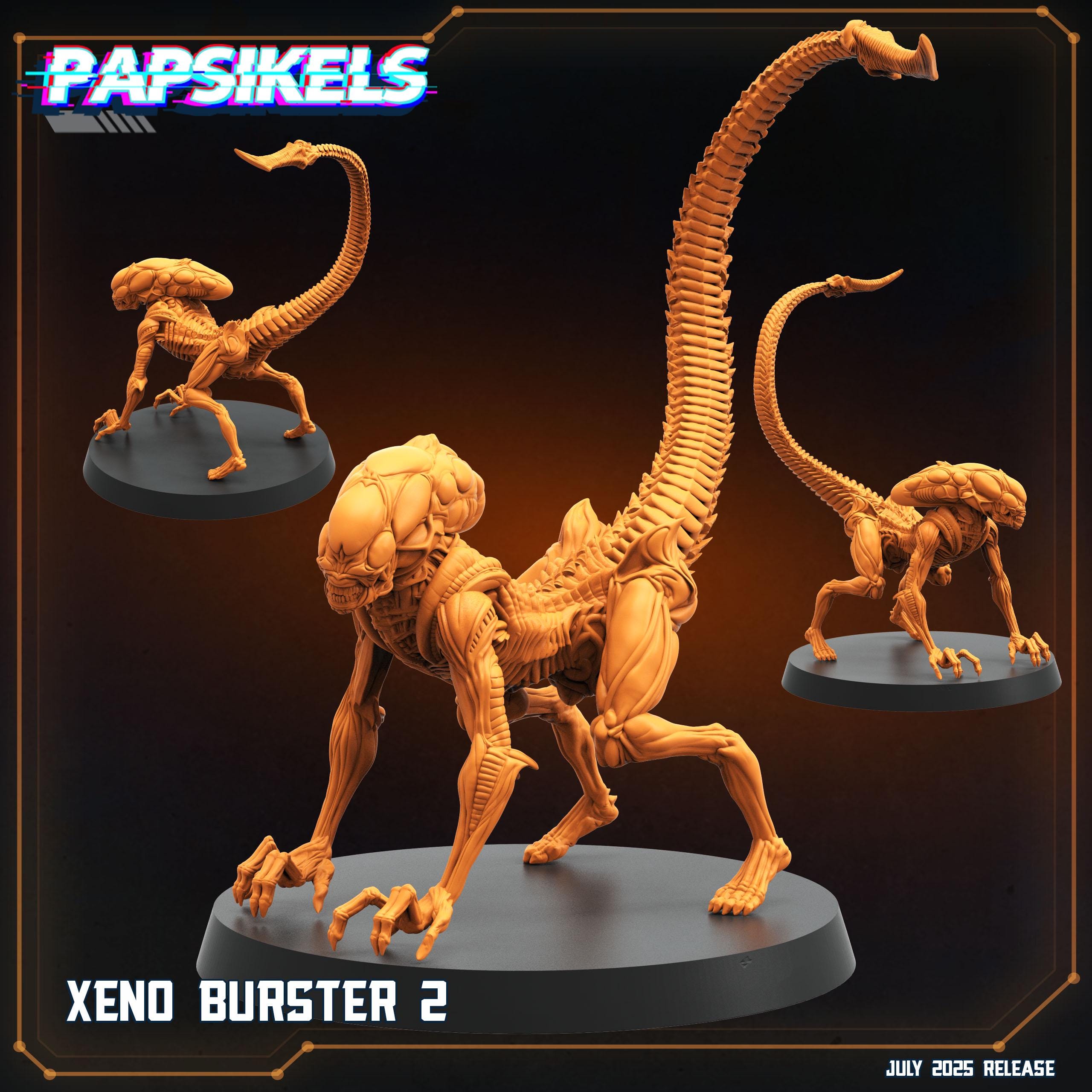 Xeno Burster Alien Miniatures | 28mm-32mm Resin Sci-fi Aliens ...