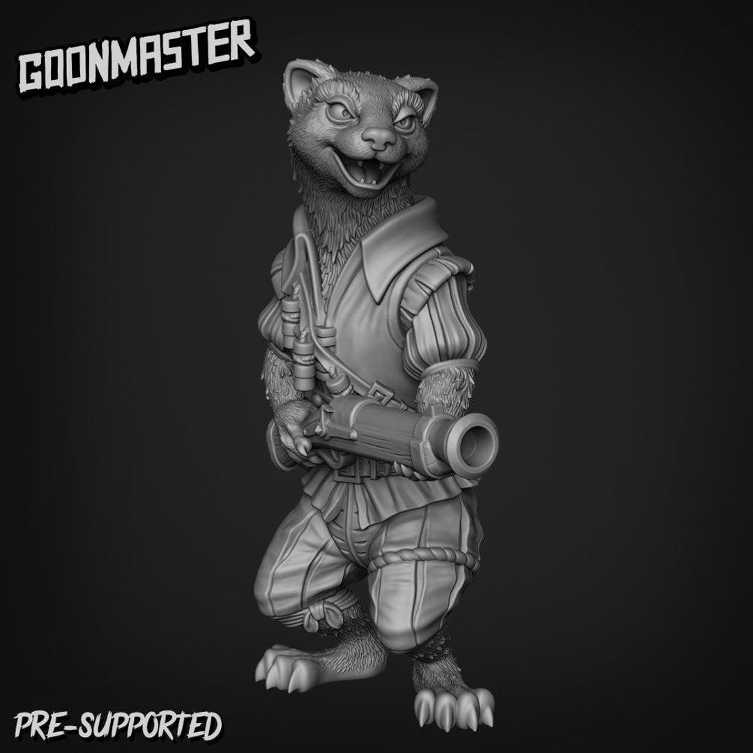 Weasel Set 4 Miniature for 28mm and 32mm Scale Games - Dungeons and ...