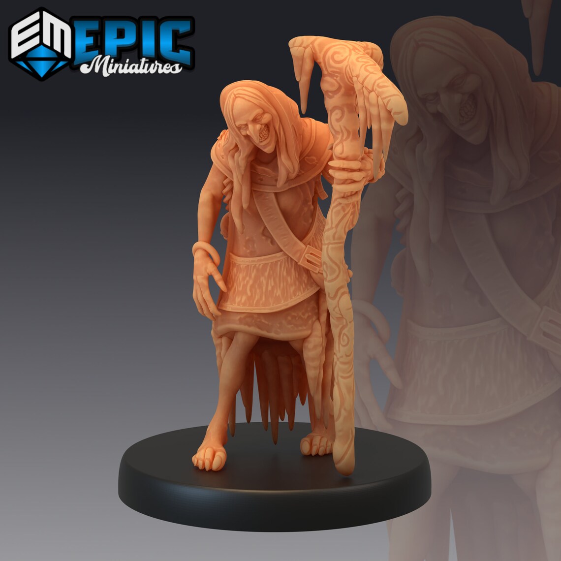 Winter Hag Miniature, Epic Miniatures RPG Dnd, Pathfinder - Etsy UK