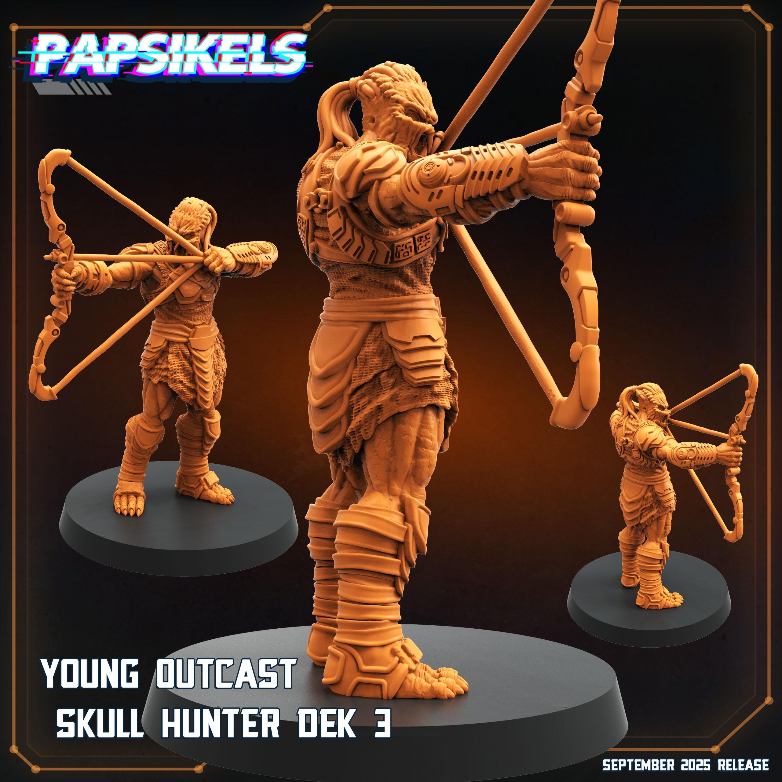 Young Skull Hunter and Companion Miniatures by Papsikels Miniatures Dnd ...