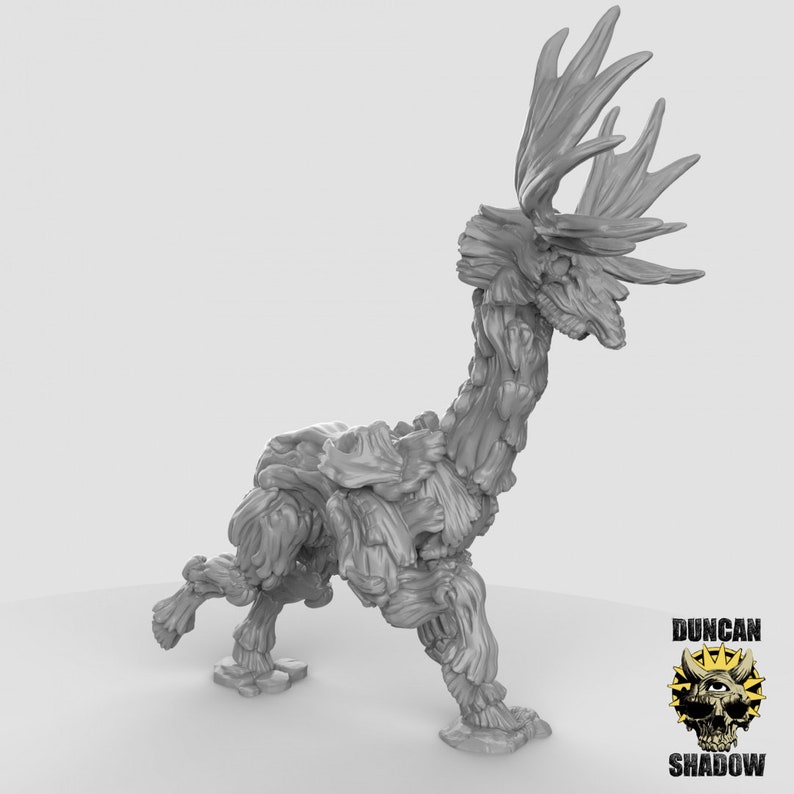 Resin Dryad Deer Miniature, Duncan Shadow, DND RPG Tabletop - Etsy