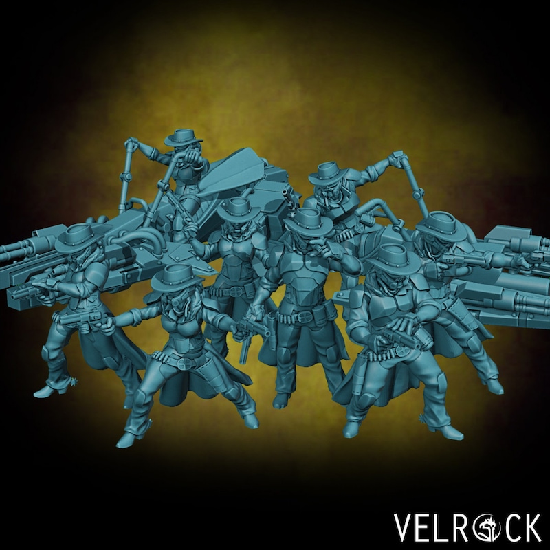 Steampunk 28mm Models - Etsy UK