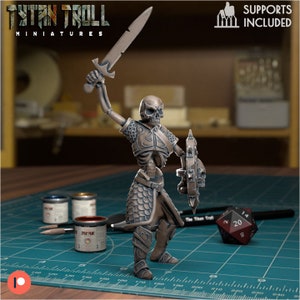 28/32mm, the Crypt Skeleton Bundle, Medium Miniatures, Tytantroll ...
