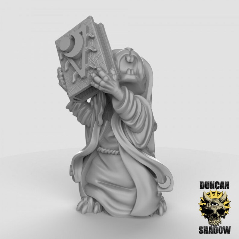 Mouse-folk Cultist Miniature Set | 28mm-32mm | Unpainted Resin ...
