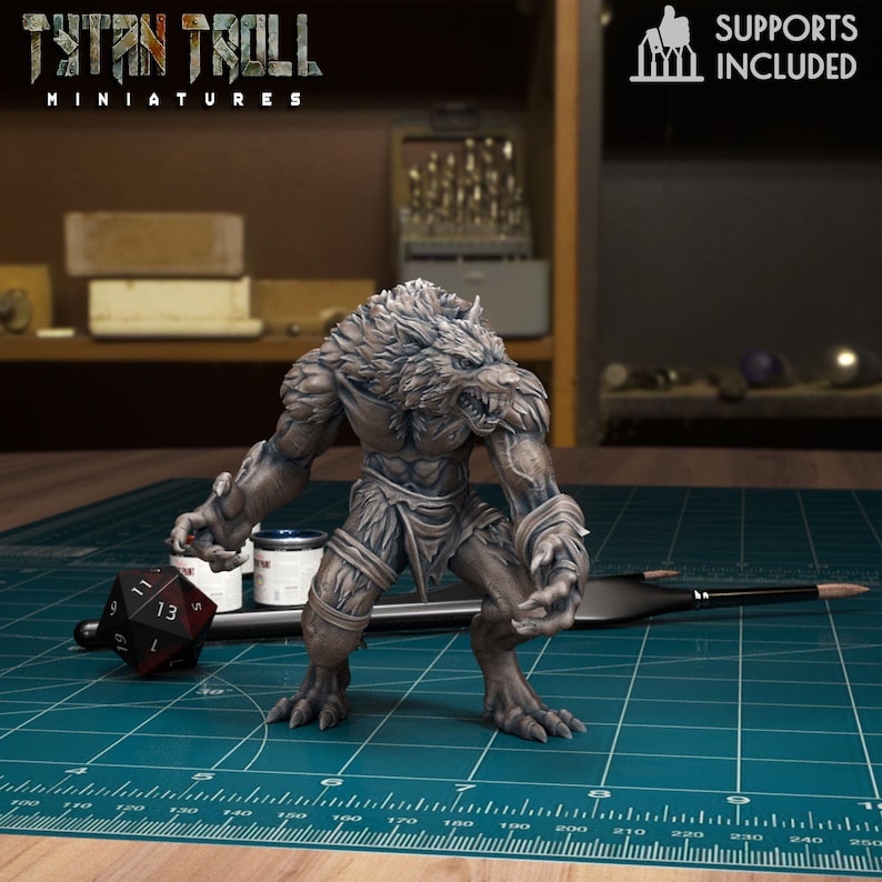 28mm & 32mm, the Great Werewolf Pack, Lycanthrope Figures for RPG and ...