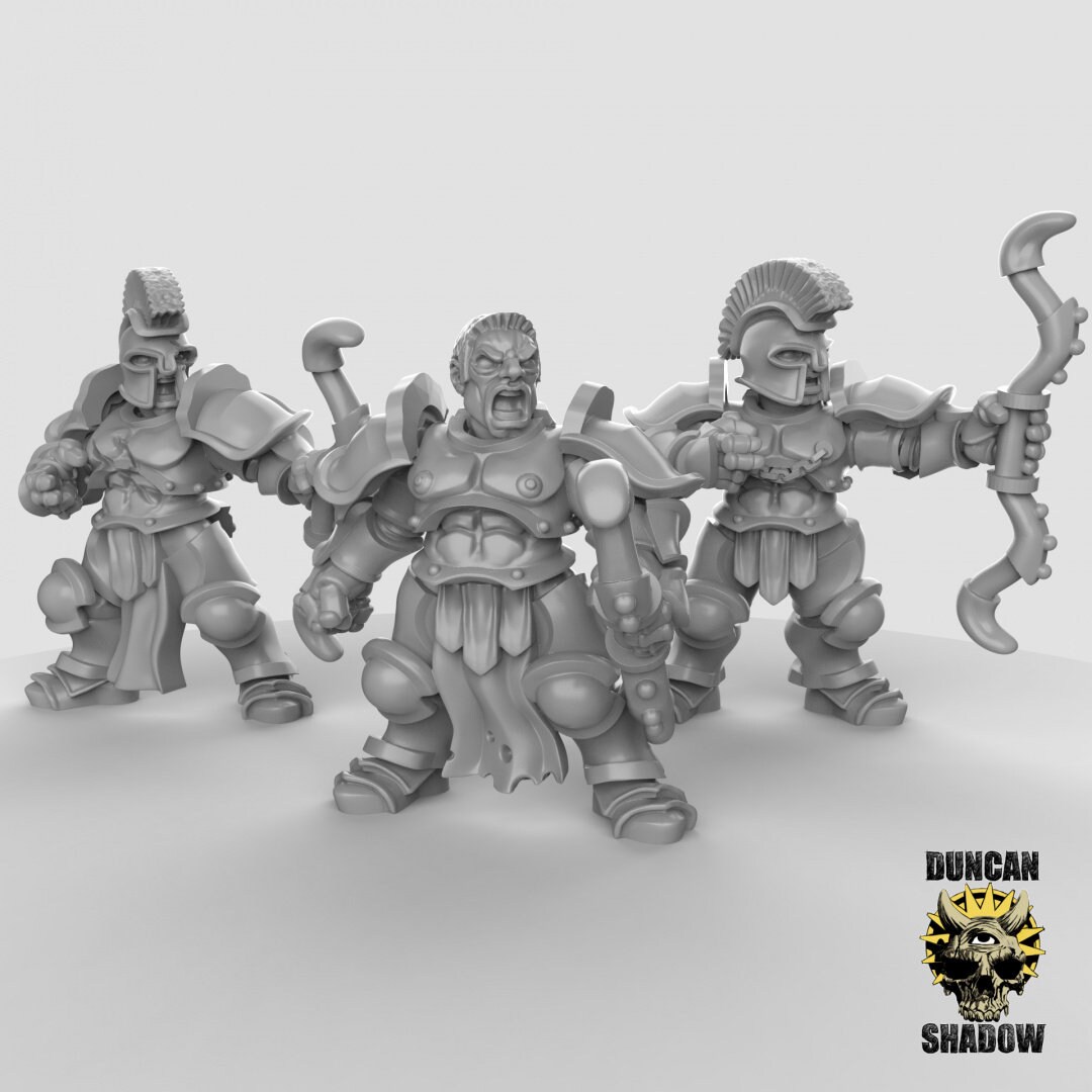 Storm Guard Knights Miniature Set, D&D Tabletop RPG, 28/32mm – Duncan ...