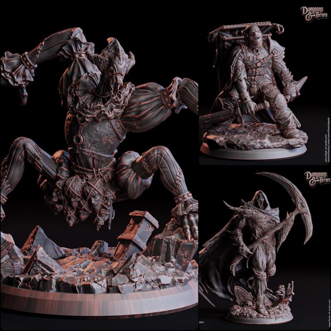 The Fear Eater, the Flesh Eater, the Ghost Assassin, 32mm Scale, Horror ...