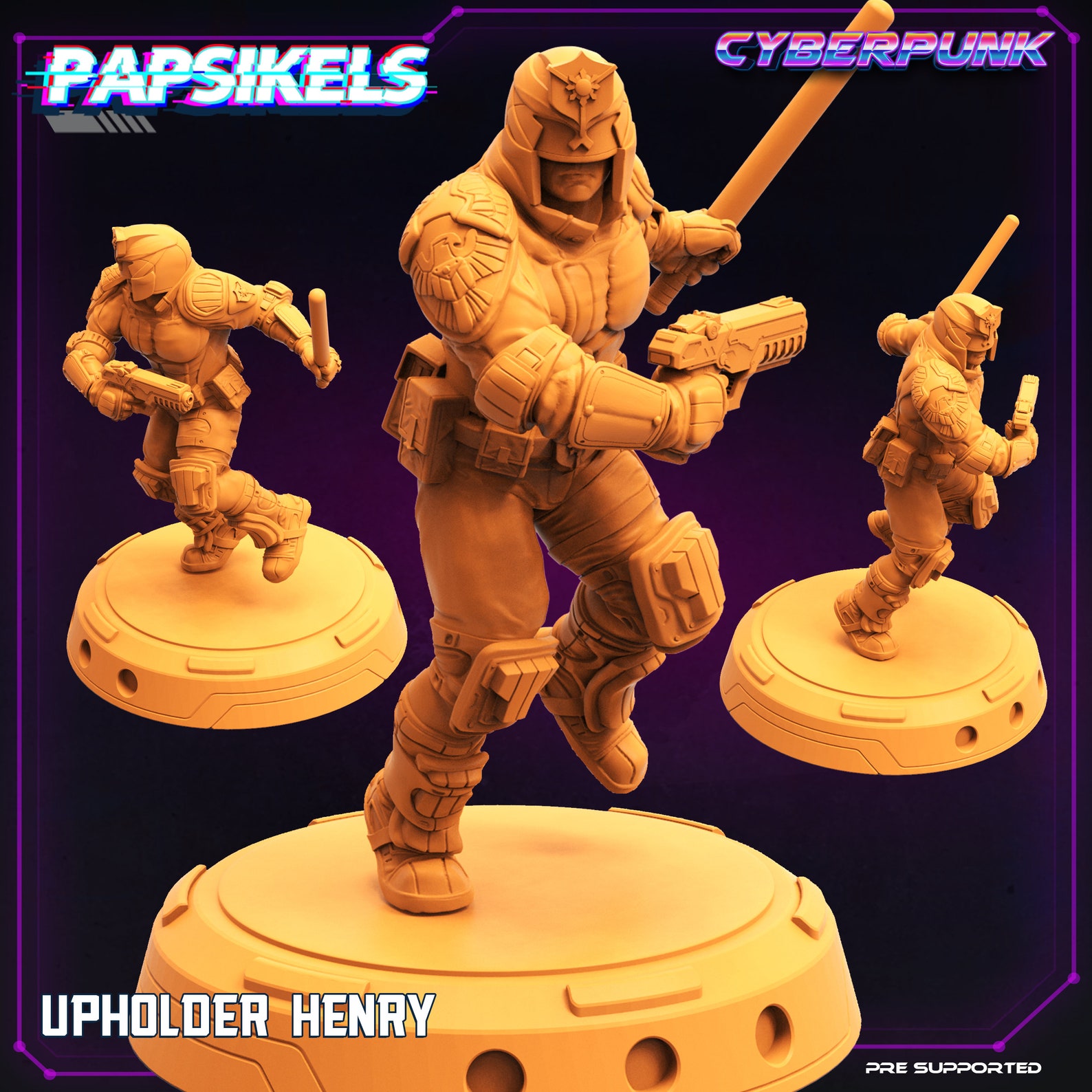 Law Upholders Miniature Set, Sci-fi Tabletop RPG - Etsy