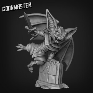Bat Rogue ,goon Master Beastiebats , Medium Miniature, Dungeon and ...