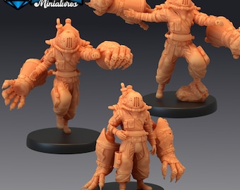 Ninja Tortle 570-573 Medium Miniature, Epic Miniature, Dungeon and ...