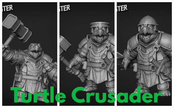 Turtle Crusaders2 With Crossgoonmaster Beastiebats medium - Etsy