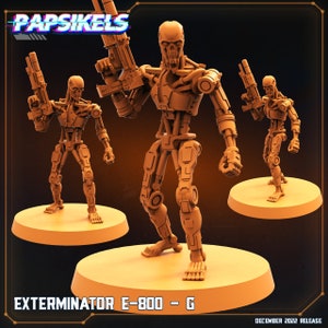 E800 Exterminator Cyborg Miniatures by Papsikels Miniatures Dnd ...